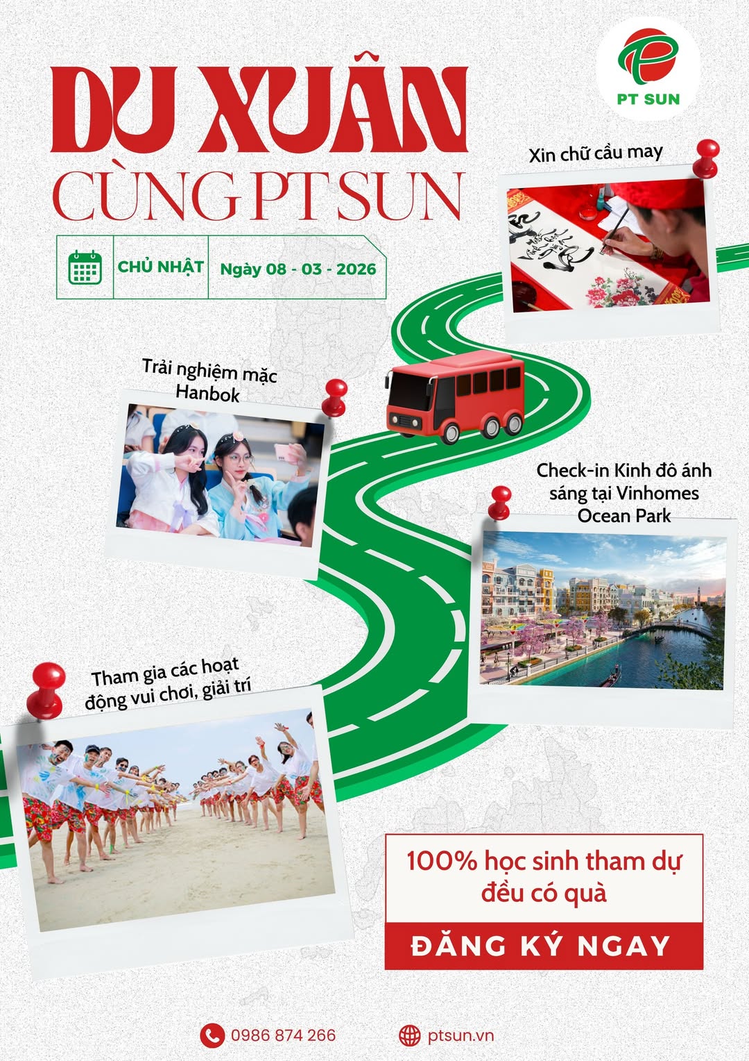 DU XUÂN CÙNG PT SUN – KHAI LỘC ĐẦU NĂM - Du học PT SUN